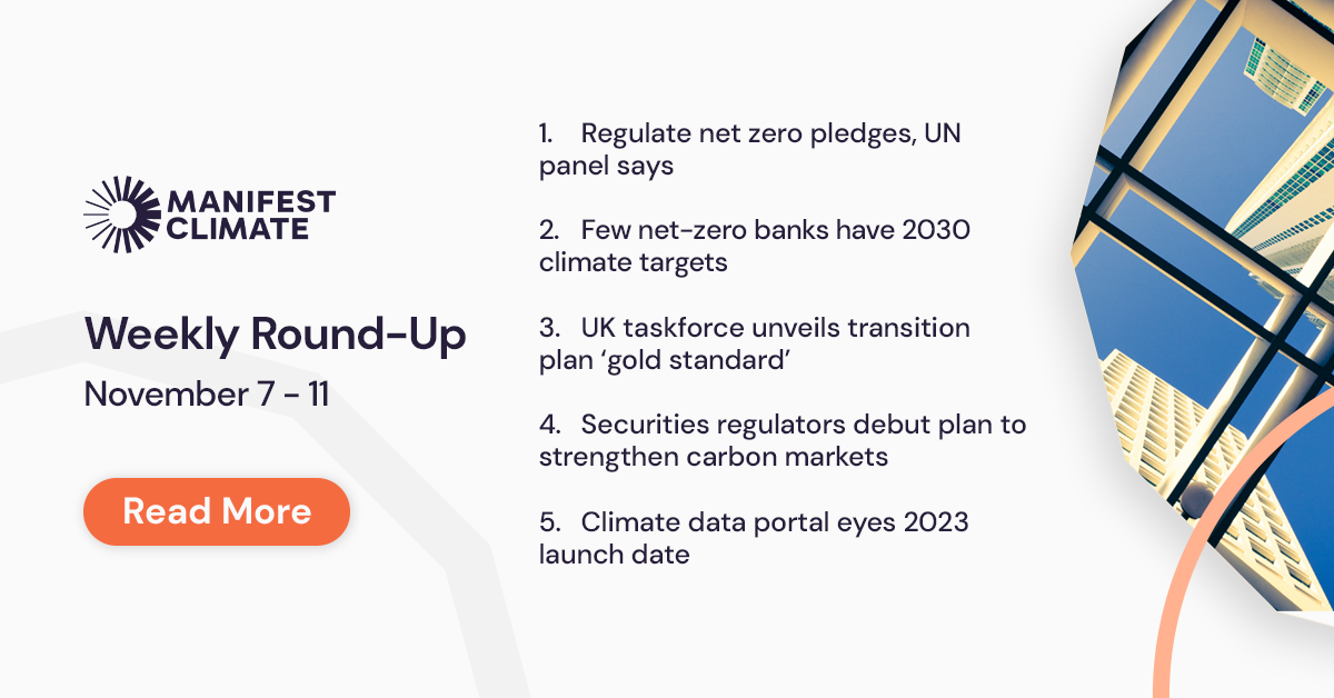 Regulating Net Zero Pledges, Few Banks Have 2030 Climate Targets, and ...